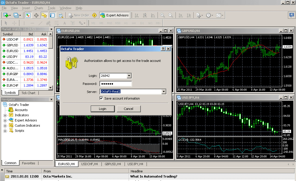 Download, Install and Login to OctaFX MetaTrader 4 (MT4), MetaTrader 5 (MT5), cTrader for Web ...
